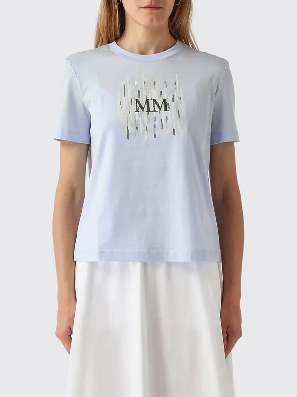 Max Mara Graphic T-shirt - Blue