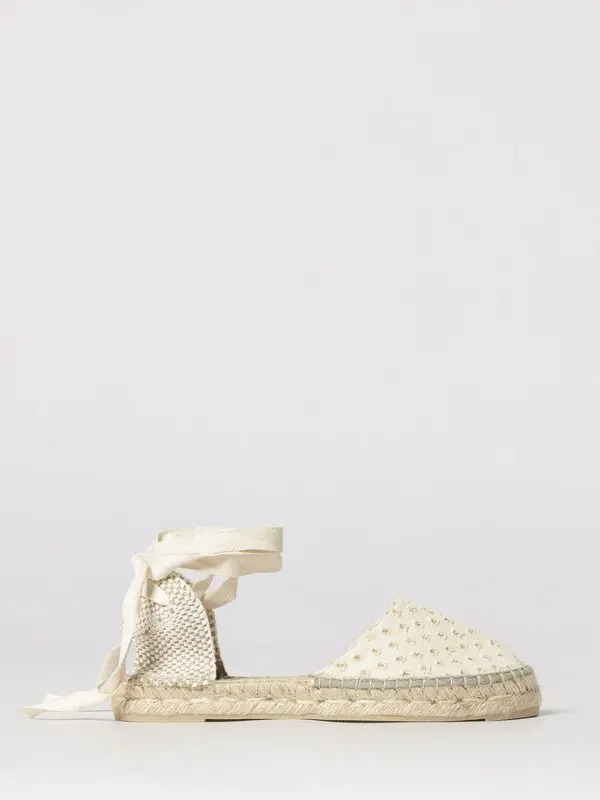 Manebí Espadrilles With Tie Fastening - White