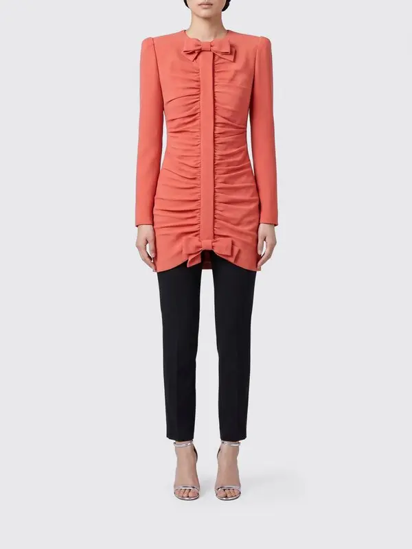 Valentino Garavani Crinkled Virgin Wool Jacket - Pink