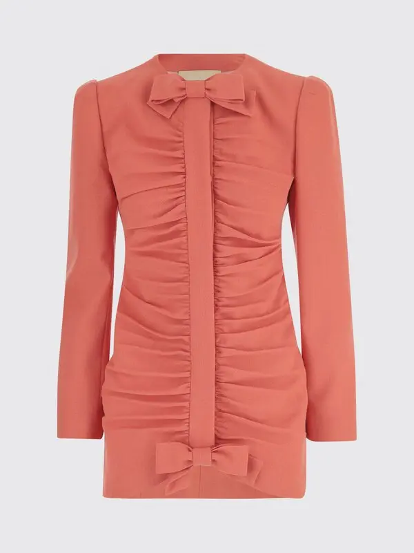 Valentino Garavani Crinkled Virgin Wool Jacket