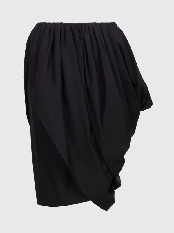 Chloé Cotton Draped Mini Skirt