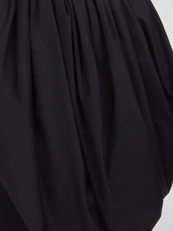 Chloé Cotton Draped Mini Skirt