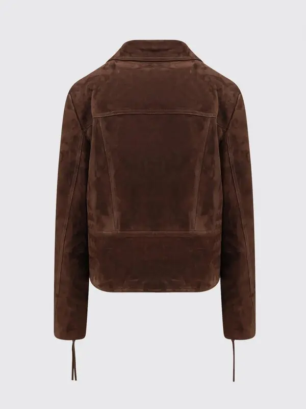 TOM FORD Slim Fit Suede Lambskin Biker Jacket