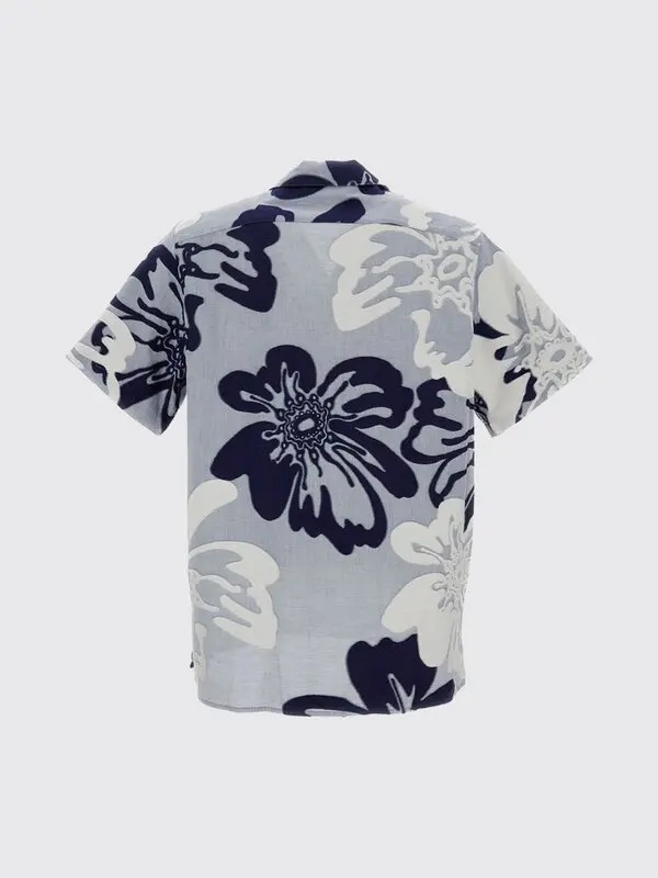 Paul Smith Floral Print Cotton Bowling Shirt
