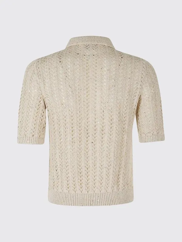 Eleventy Knit Polo Shirt