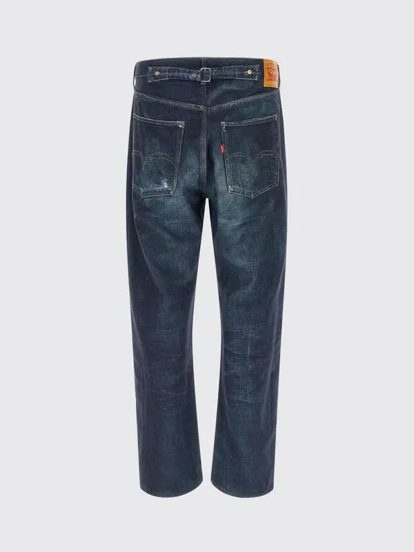 JUNYA WATANABE X LEVI'S Straight Fit Linen And Cotton Blend Denim Jeans