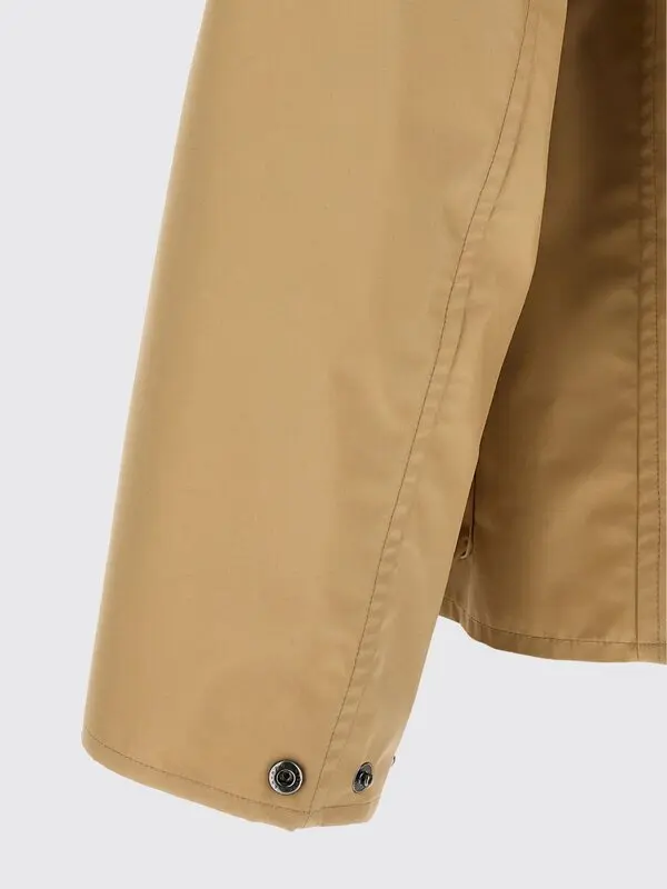Junya Watanabe Barbour X Nylon Shirt Jacket With Velvet Collar