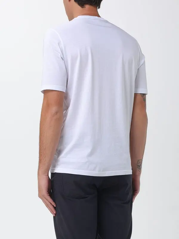 XC Basic Short-sleeved Crew Neck T-shirt In Cotton With A Slim Fit - White