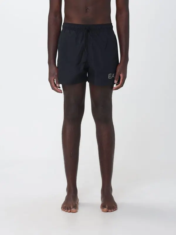 EA7 Drawstring Swim Shorts - Black
