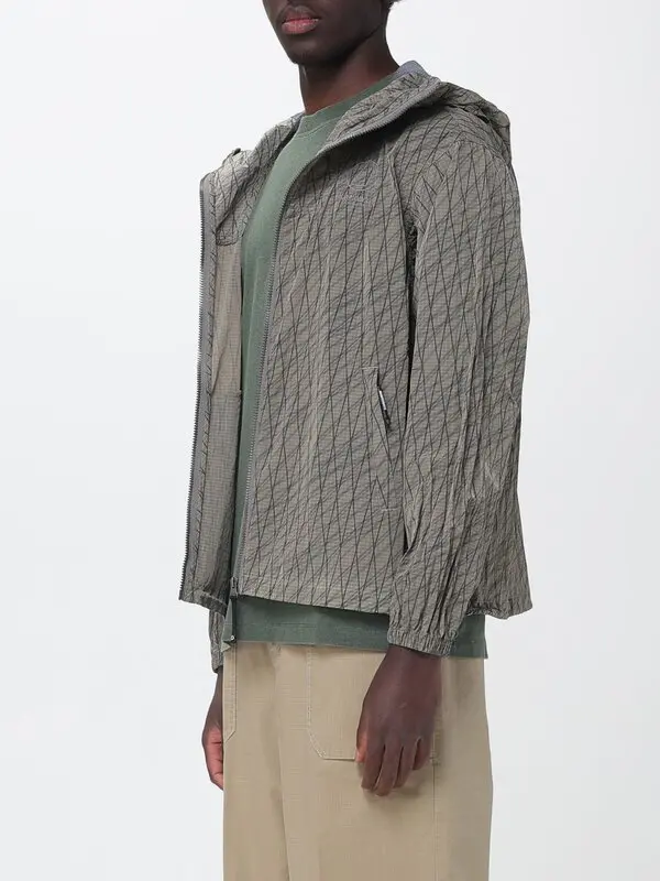 MURPHY&NYE Ripstop Nylon Windbreaker Jacket With Abstract Print And Hood