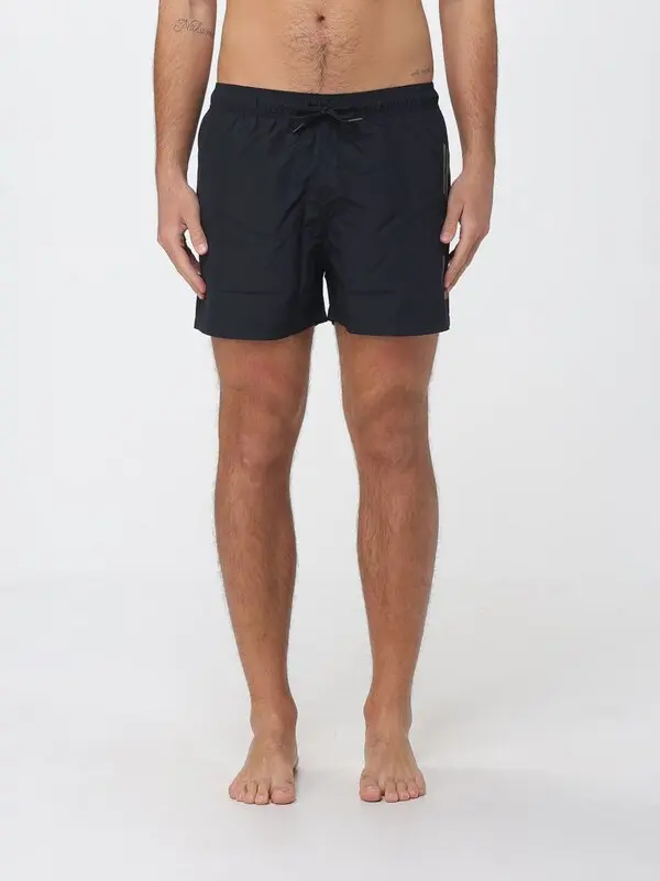 EA7 Swimsuit With Logo - Black