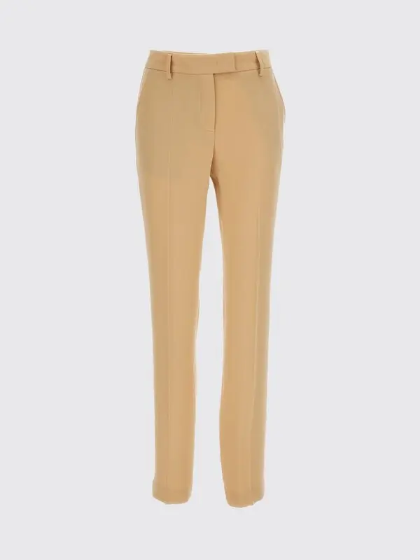 Alberto Biani Slim Fit Technical Crêpe Chino Trousers - Beige