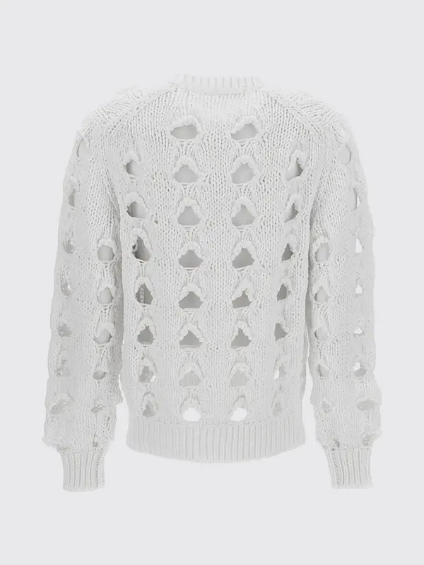 Comme Des Garçons Openwork Crewneck Cardigan