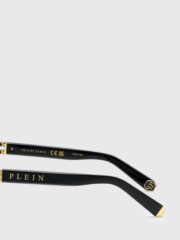 Philipp Plein Acetate Aviator Sunglasses With Double Bridge - Black