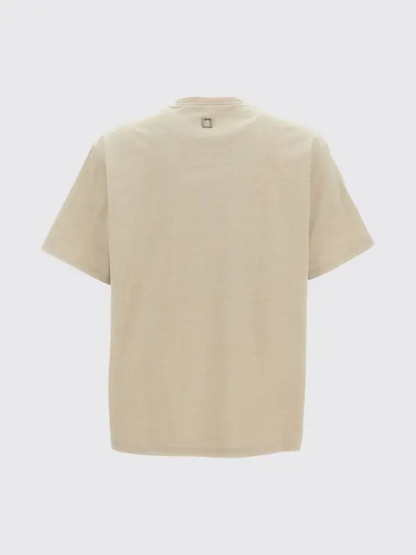 WOOYOUNGMI Graphic-print And Contrast-logo Cotton Crewneck T-shirt