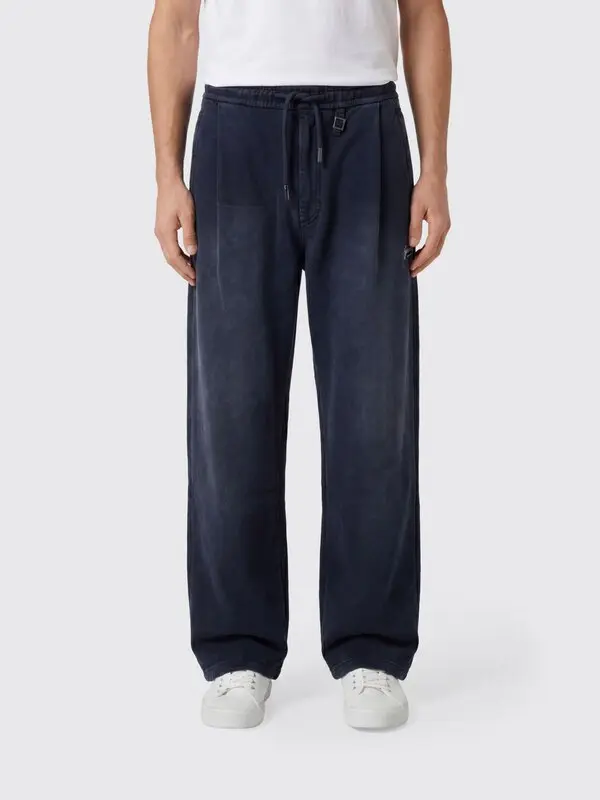 WOOYOUNGMI Relaxed Fit Cotton Jogging Trousers - Blue