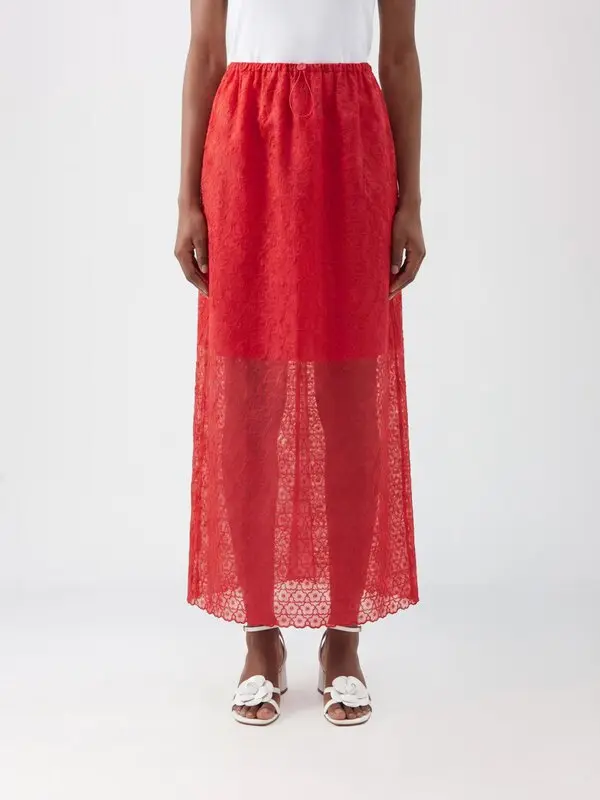 Cecilie Bahnsen Lace Skirt