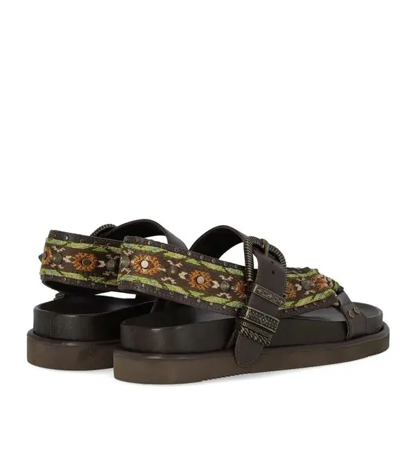 Ash Unica Embellished Flat Sandals