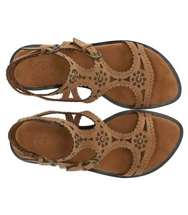 Ash Studded Suede Flat Sandals