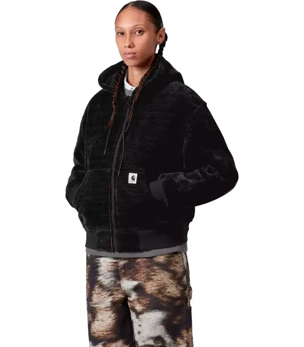 Carhartt Work In Progress Reversible Og Active Hoodie - Black