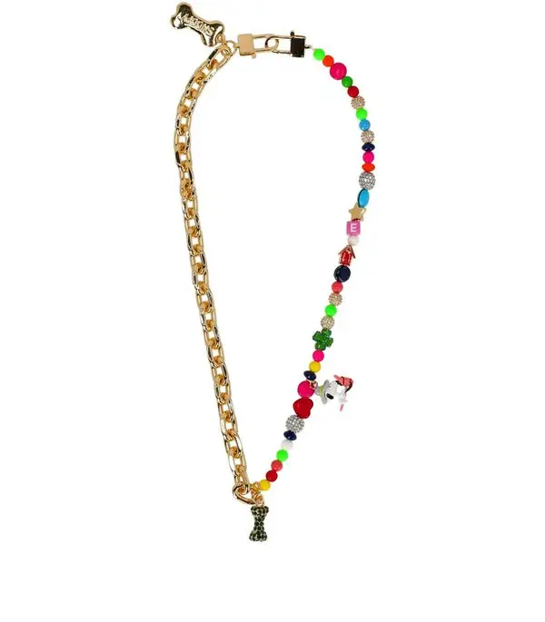 Essentiel Antwerp Jatsu Gold-plated Necklace With Peanuts Charm - Multicolor