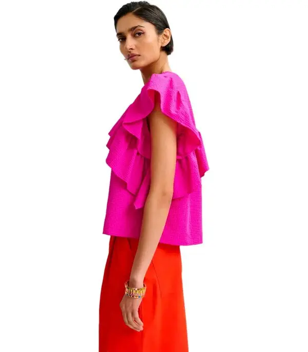Essentiel Antwerp Polyester Ruffle Top