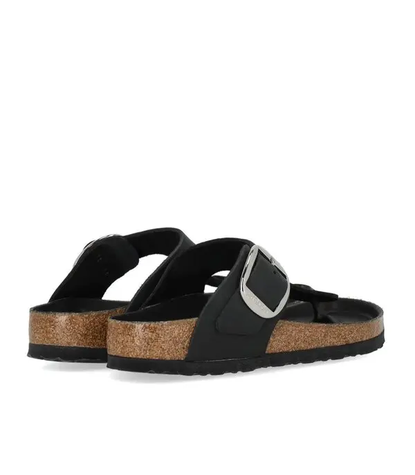 BIRKENSTOCK Gizeh Big Buckle Thong Sandals - Black