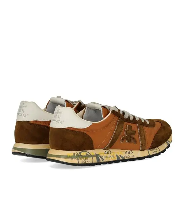 Premiata Lucy 8191 Nylon And Suede Sneakers