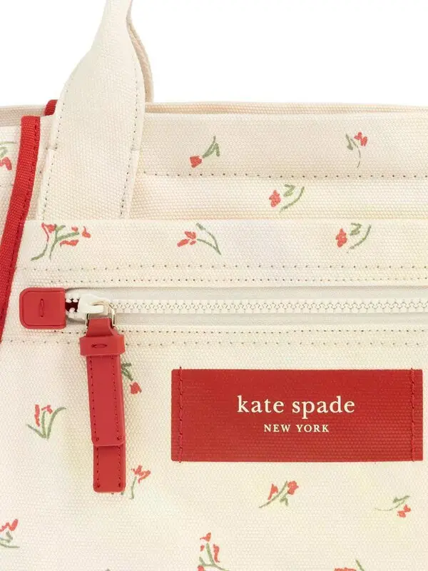 Kate Spade New York Dash Floral-print Canvas Tote Bag