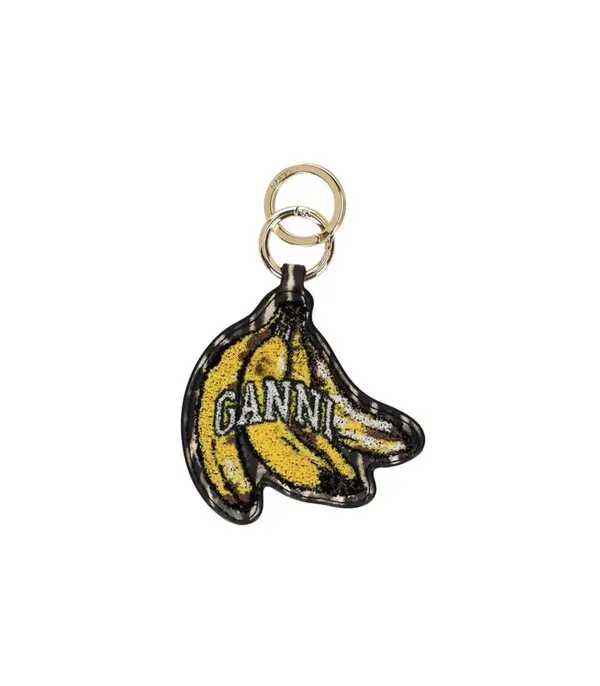 GANNI Banana Charm Keychain - Yellow