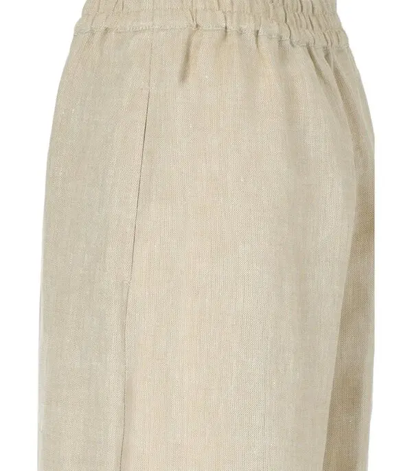 Max Mara Felino Linen Wide Leg Trousers