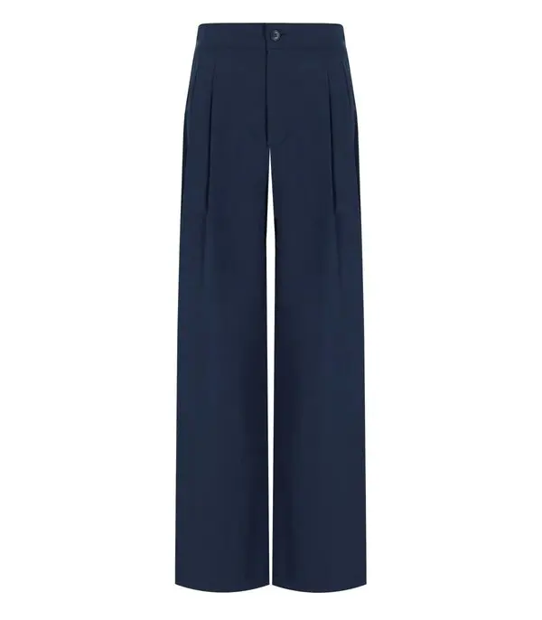 Max Mara Benda Wide Leg Trousers - Blue