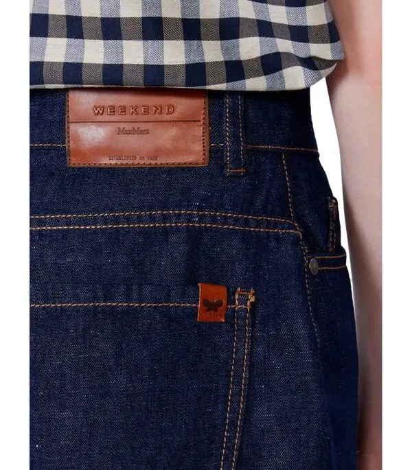 Max Mara Ozono Denim Bermuda Shorts