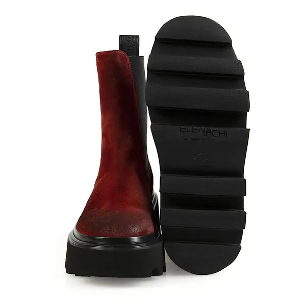 Elena Iachi Suede Chelsea Boots