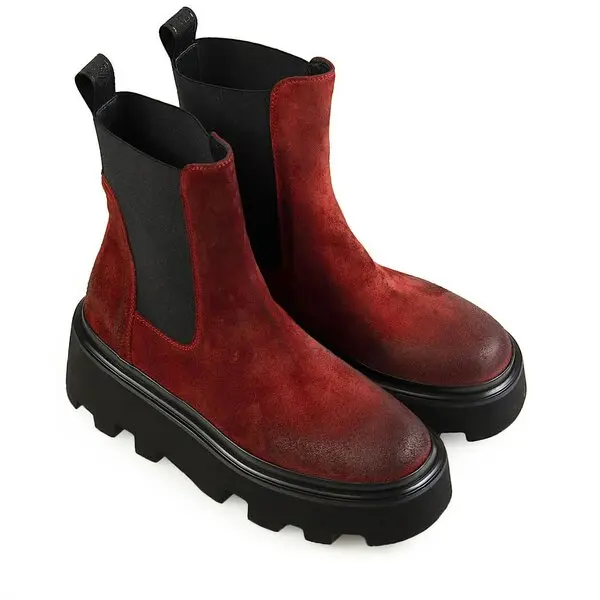 Elena Iachi Suede Chelsea Boots