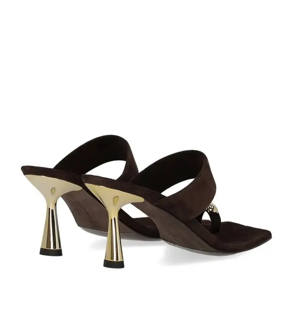 SERGIO LEVANTESI Iride Suede Heeled Mule