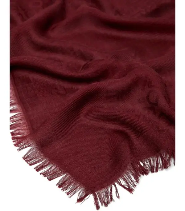 Max Mara Ballo Burgundy Scarf