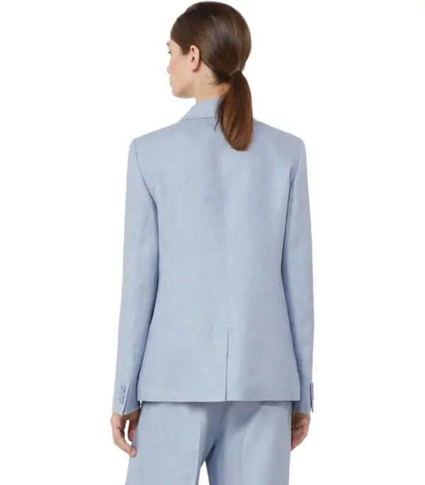 Max Mara Nalut Single-breasted Linen Blazer