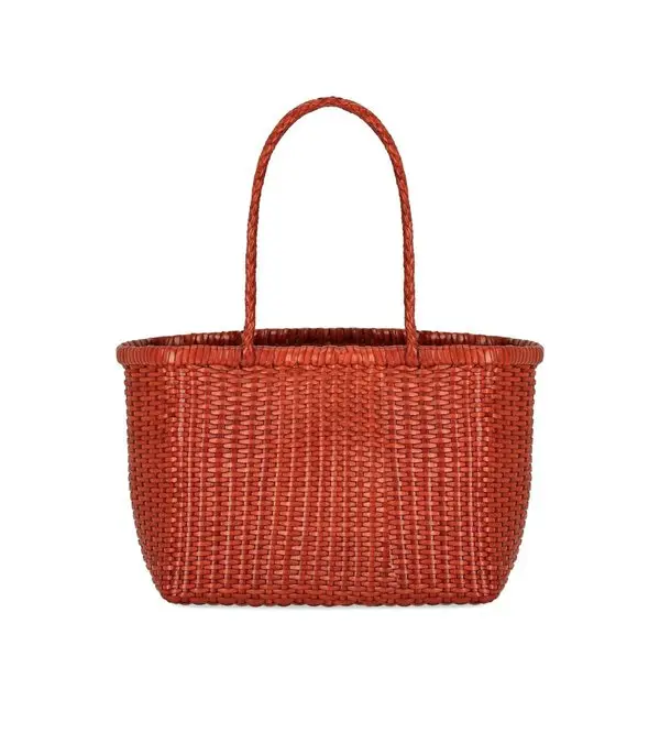 Dragon Diffusion Small Weave Basket Bag - Orange