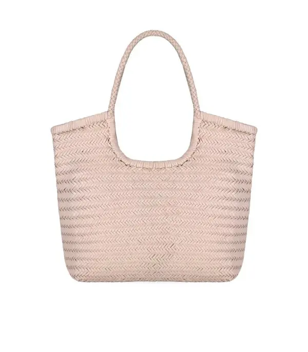 Dragon Diffusion Woven Leather Shoulder Bag