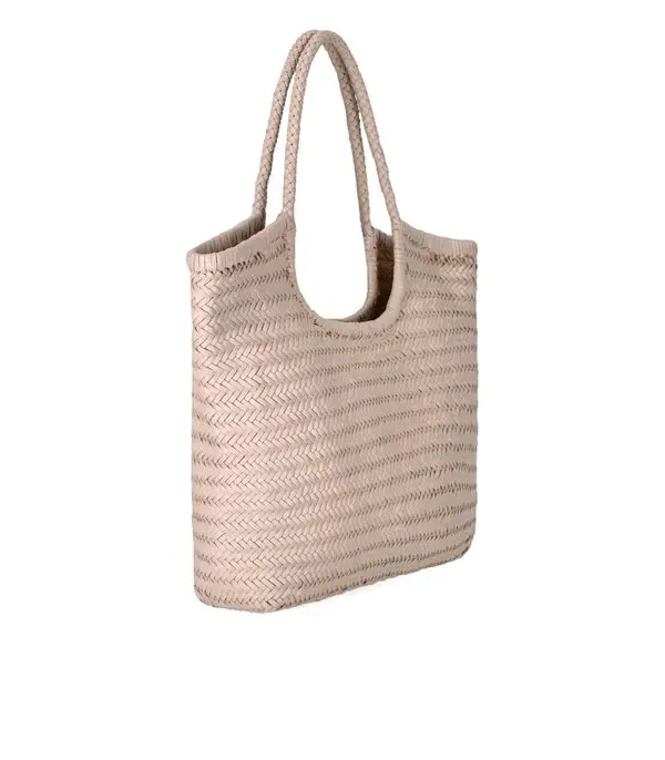 Dragon Diffusion Woven Leather Shoulder Bag