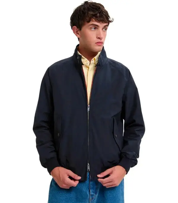 BARACUTA G9 Harrington Jacket - Blue