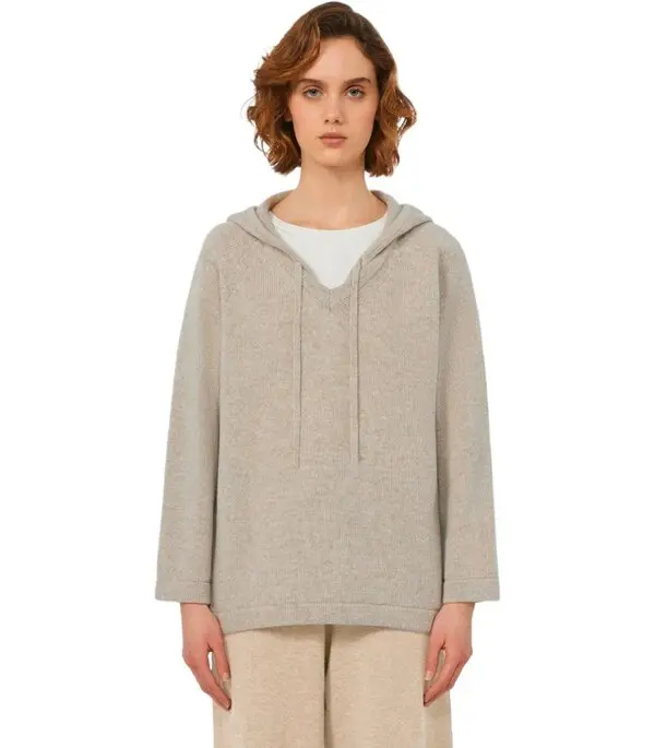 Max Mara Ghianda Wool Hooded Sweater