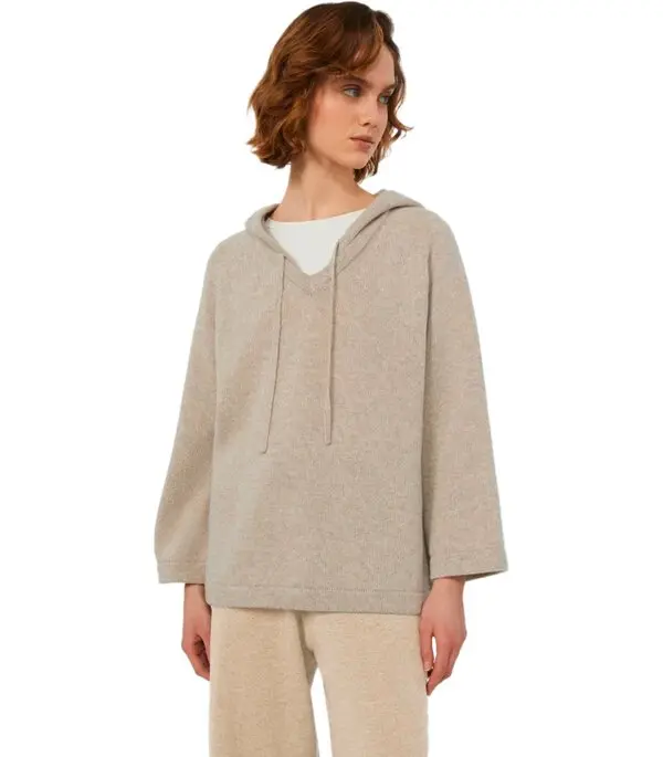 Max Mara Ghianda Wool Hooded Sweater