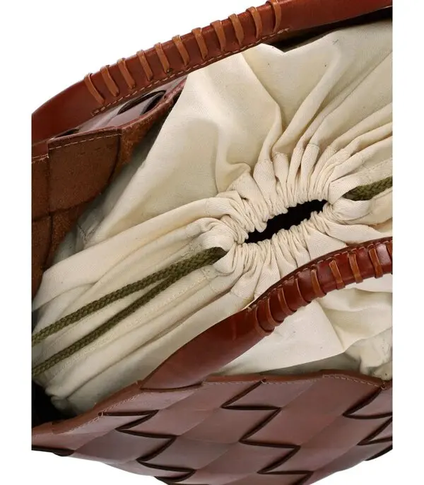 Dragon Diffusion Botteghe Leather Handbag - Tan