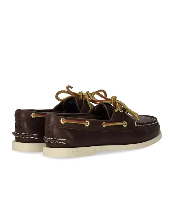 Sperry Leather Loafers With Contrast Stitching