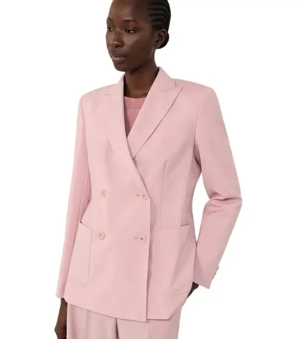 Max Mara Zinnia Pure Wool Double Breasted Jacket
