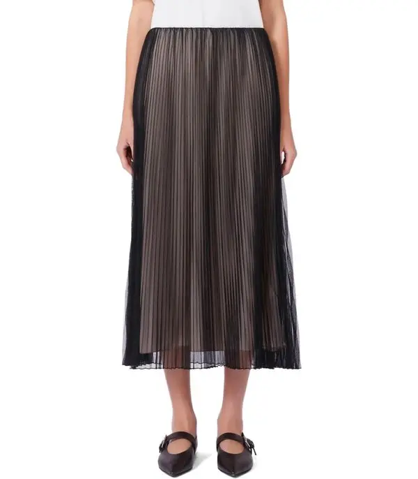 Max Mara Pleated Midi Skirt