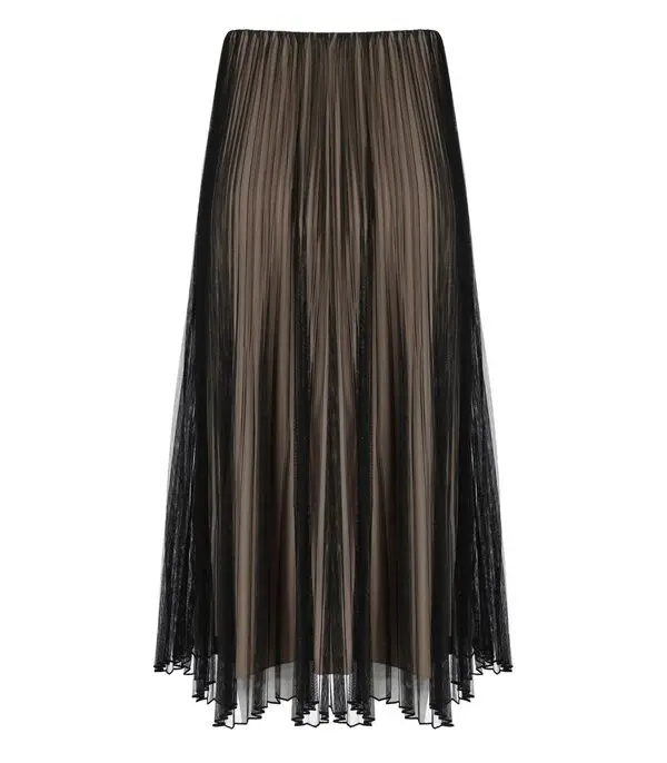 Max Mara Pleated Midi Skirt