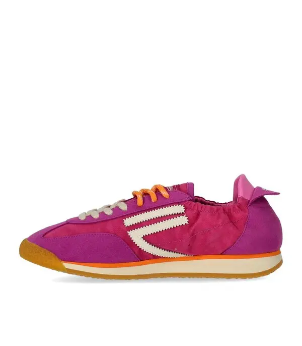PURAAI Panther Vintage Nylon Sneaker - Fuchsia